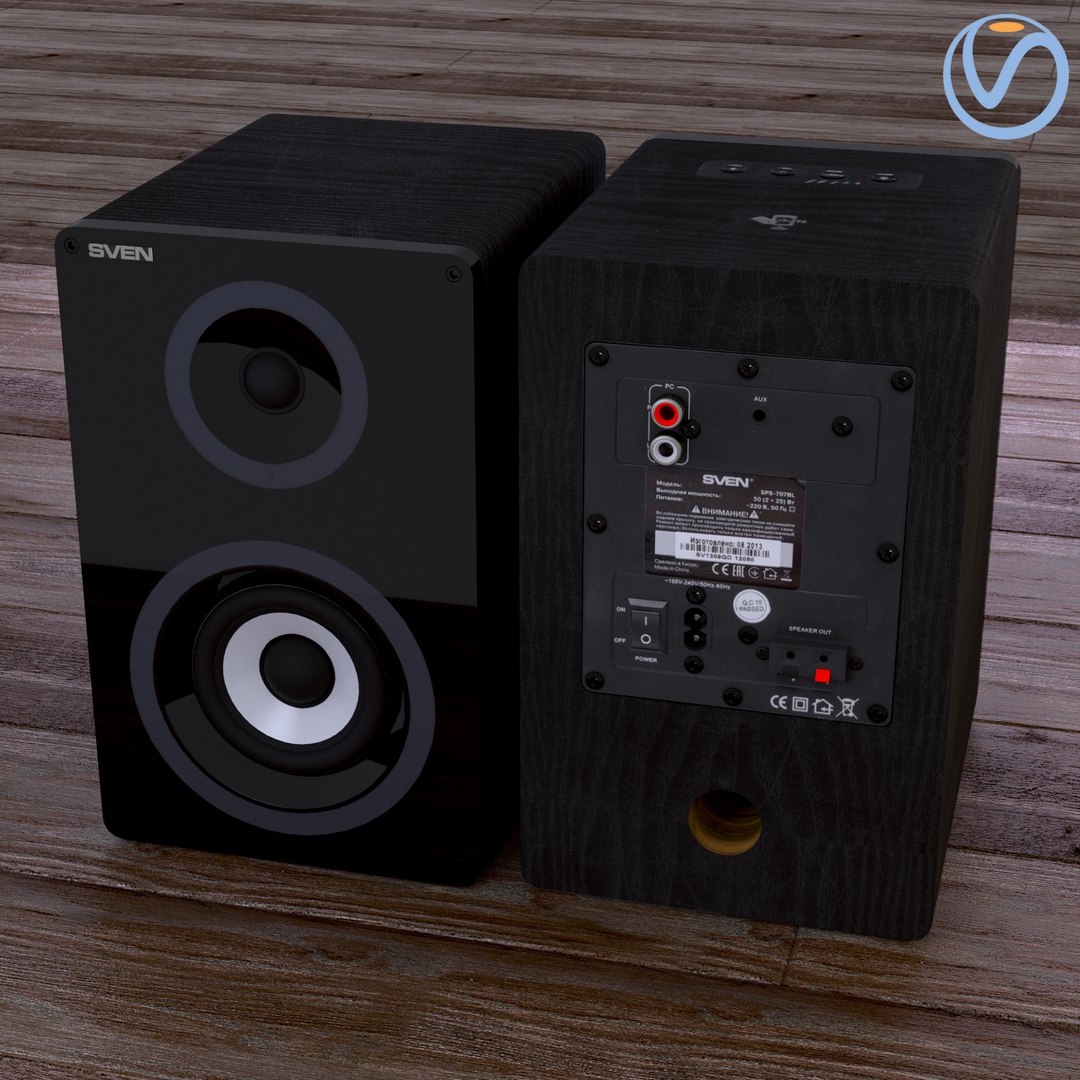 3d model loudspeakers sven