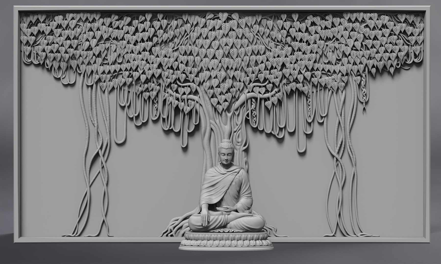Buddha Botree For Decoration 3D Model - TurboSquid 1982976