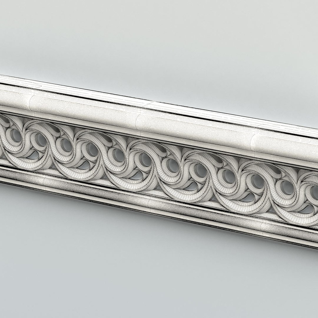 3D Decorative Molding Model - TurboSquid 1402795
