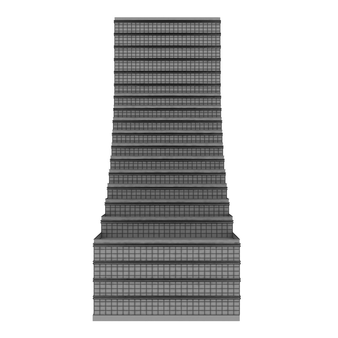 Modelled Skyscraper Terraces Simple 3D Model - TurboSquid 1519971