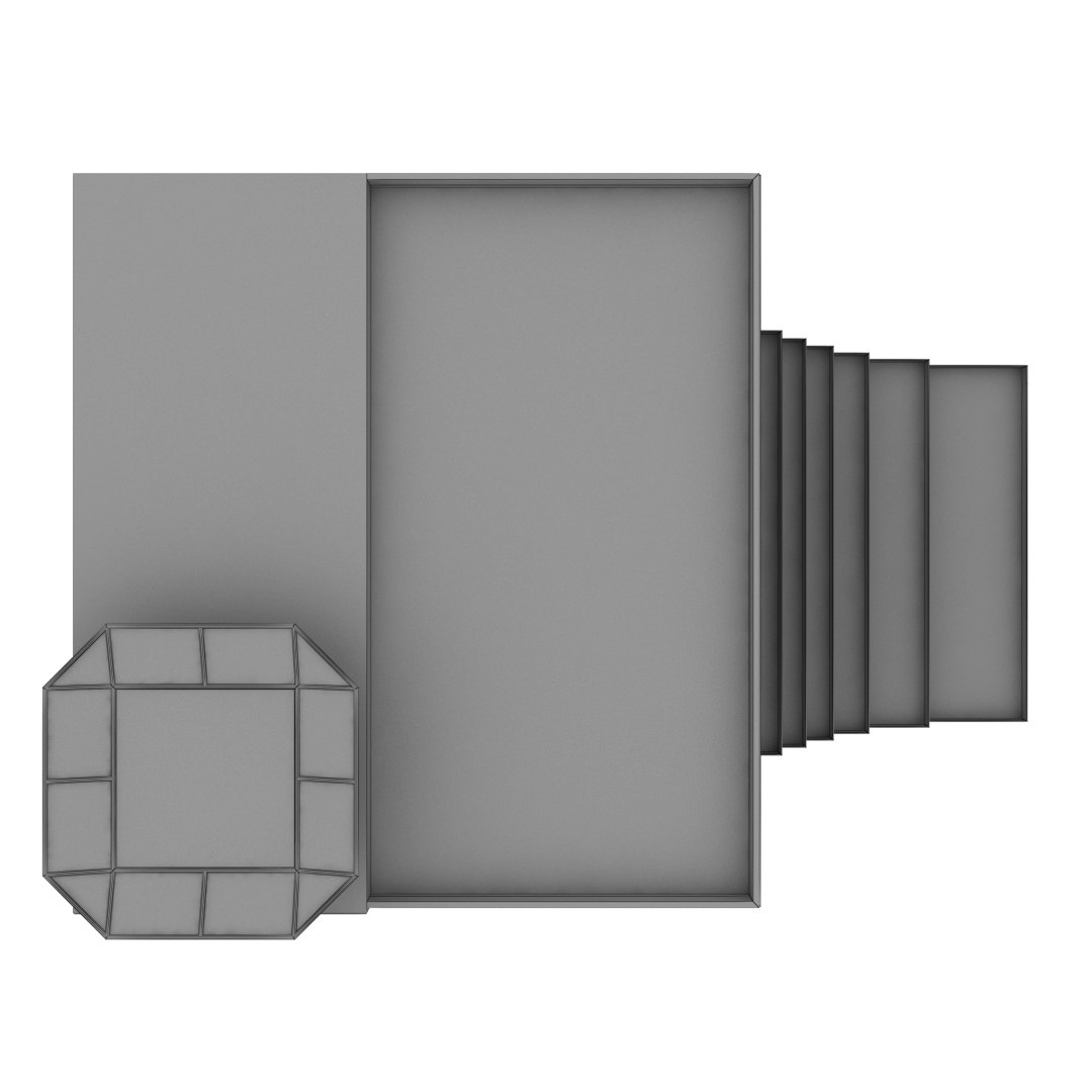 Modelled Skyscraper Terraces Simple 3D Model - TurboSquid 1519971