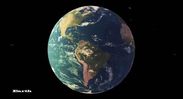 3D model solar space scene - TurboSquid 1389073