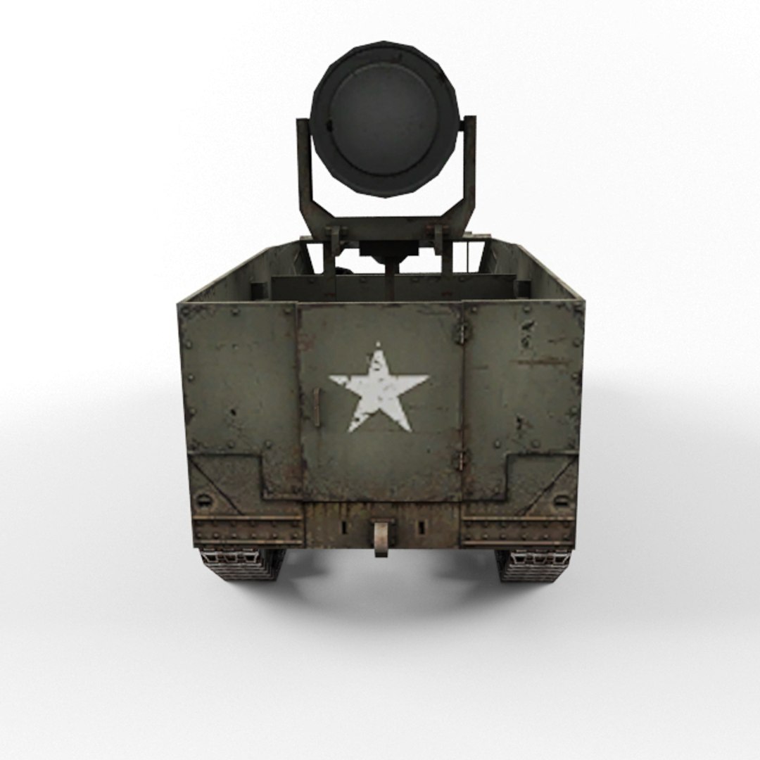 Half-track M3 3d Model