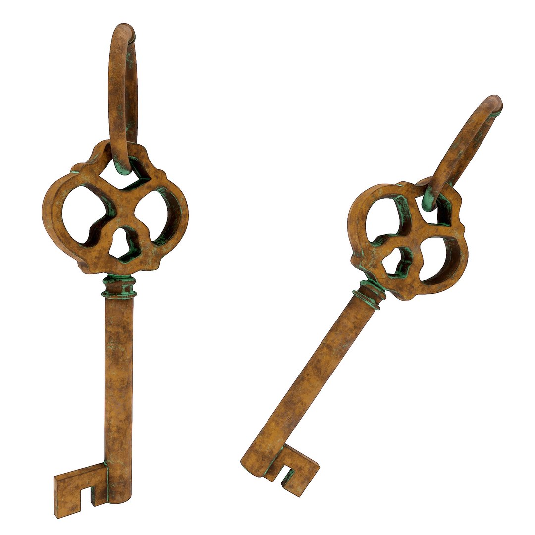 Treasure key 3D - TurboSquid 1977291