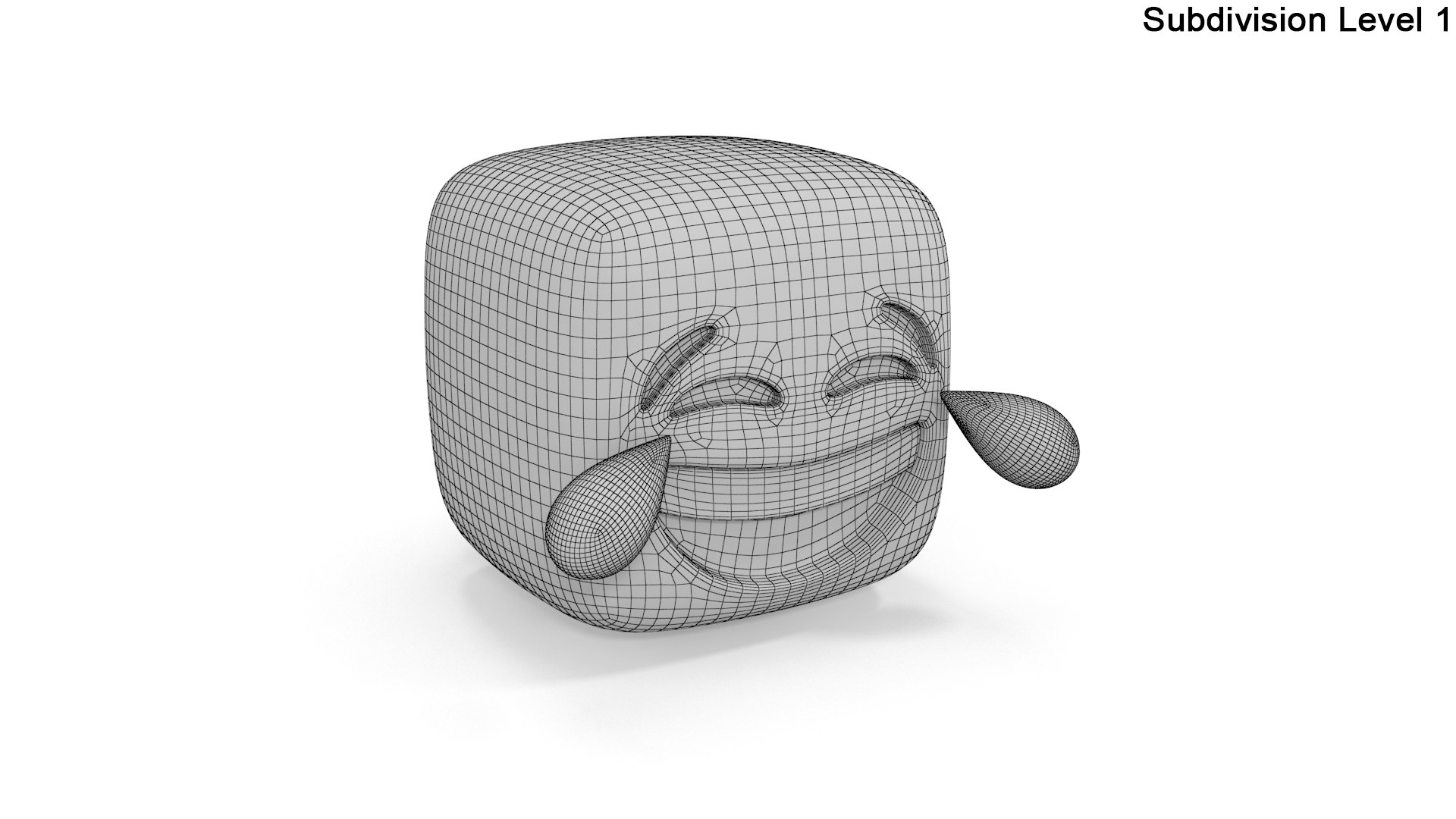3D Smiley Face Emoji 35 - TurboSquid 2070296