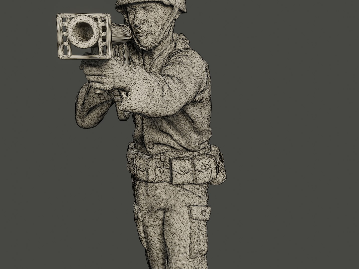 American Soldier Ww2 Shoot 3D Model - TurboSquid 1416132
