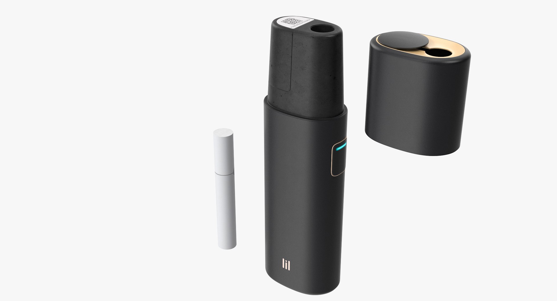 3D model iqos lil solid black - TurboSquid 1659745