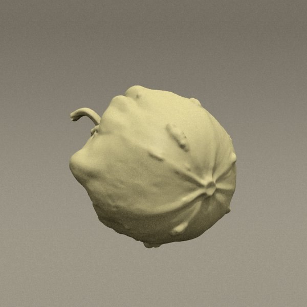 3d model pumpkin