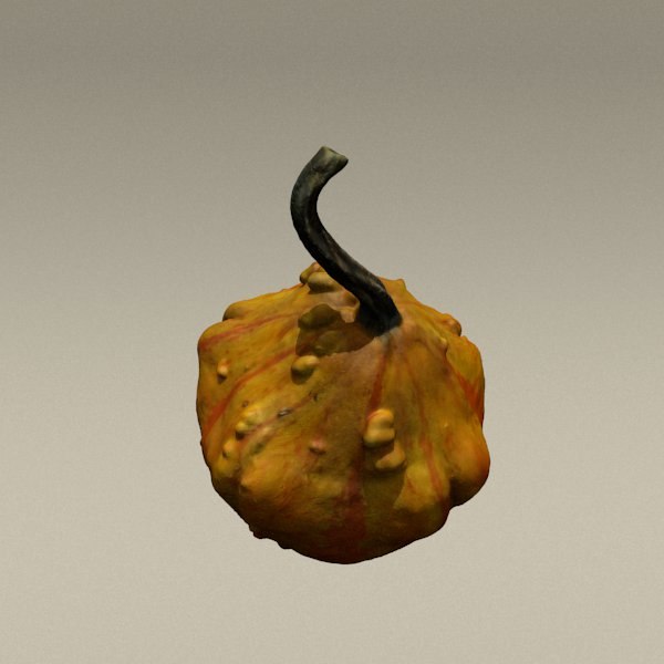 3d model pumpkin