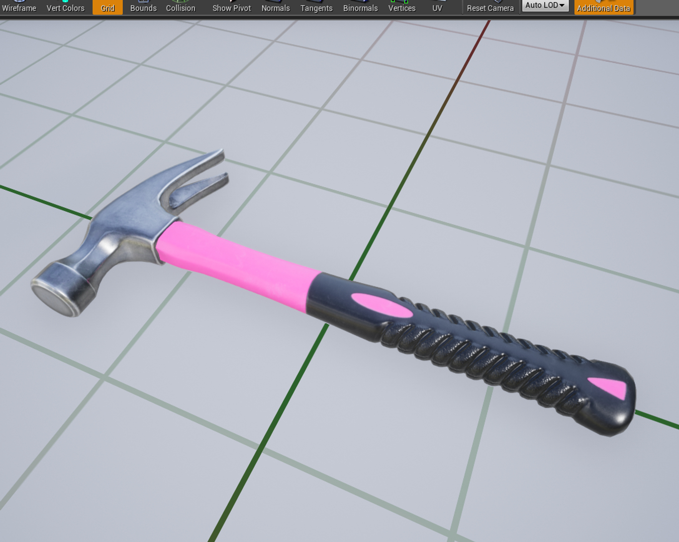 3D pink hammer - TurboSquid 1285740