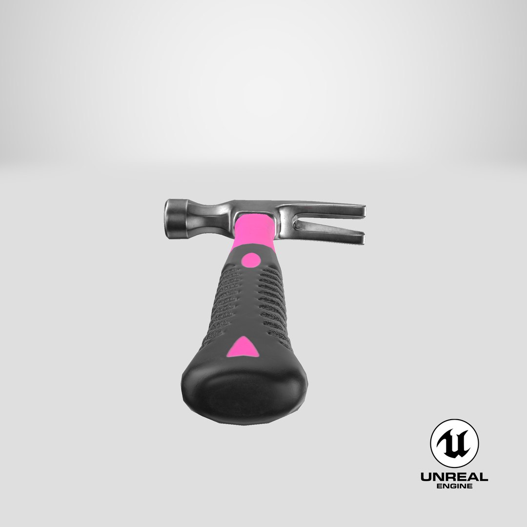 3D Pink Hammer - TurboSquid 1285740