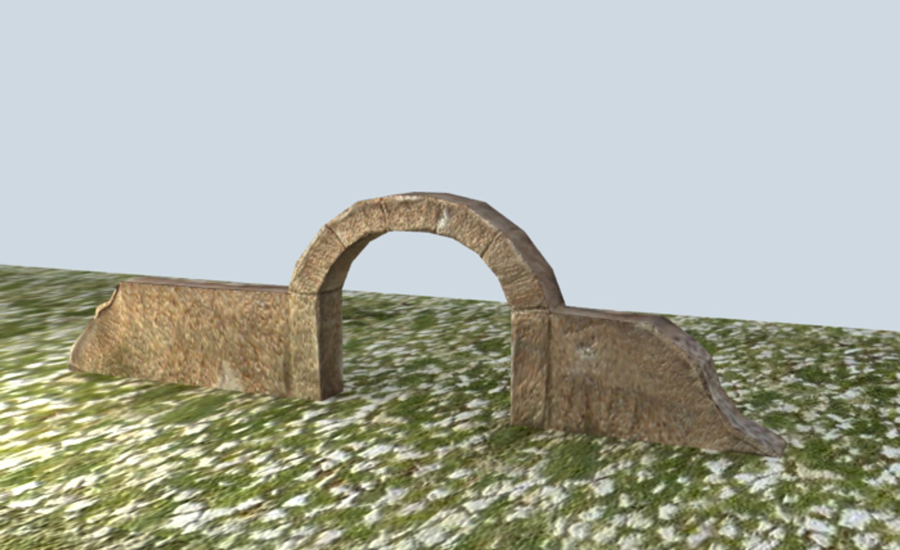 Ancient Gate 3d 3ds