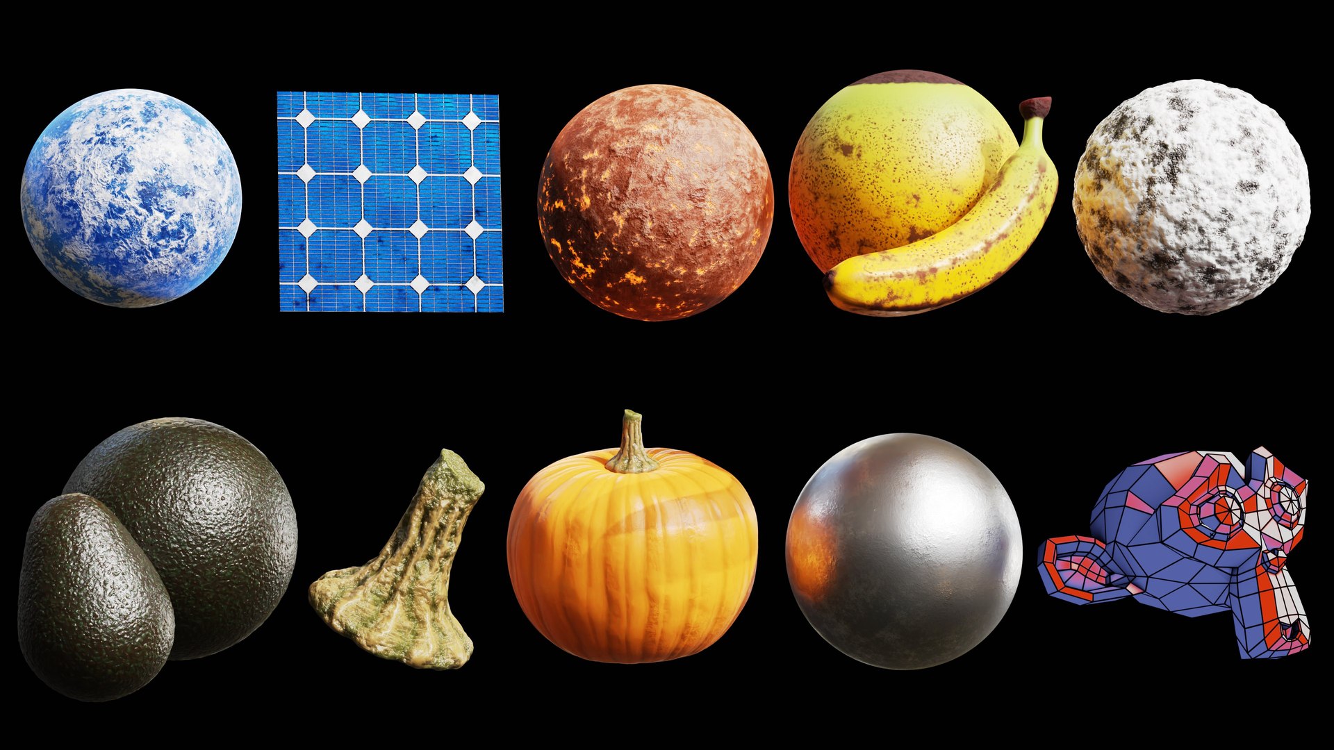 3D Blender Procedural Material Pack 10 - TurboSquid 1972493