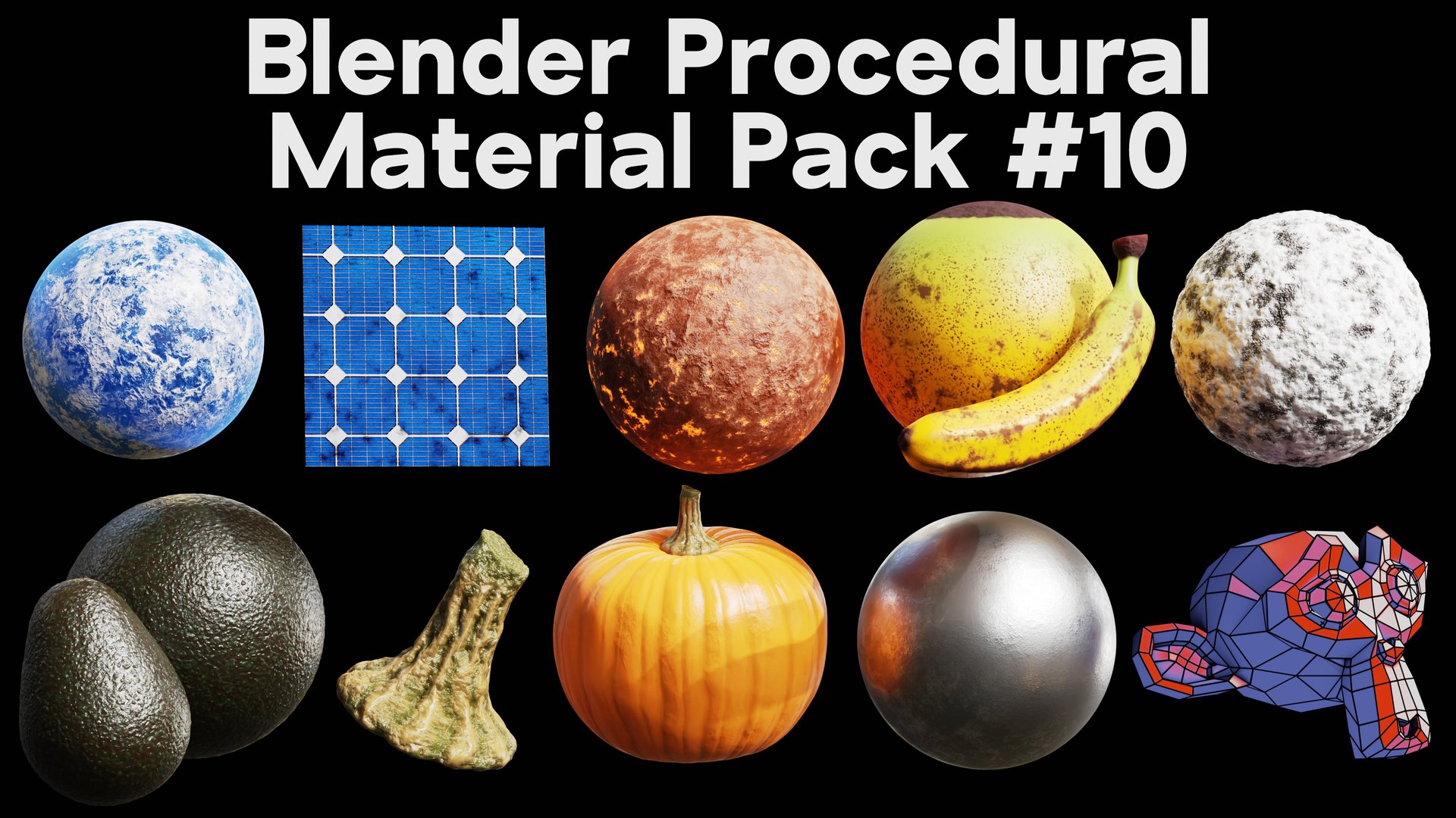3d Blender Procedural Material Pack 10 Turbosquid 1972493