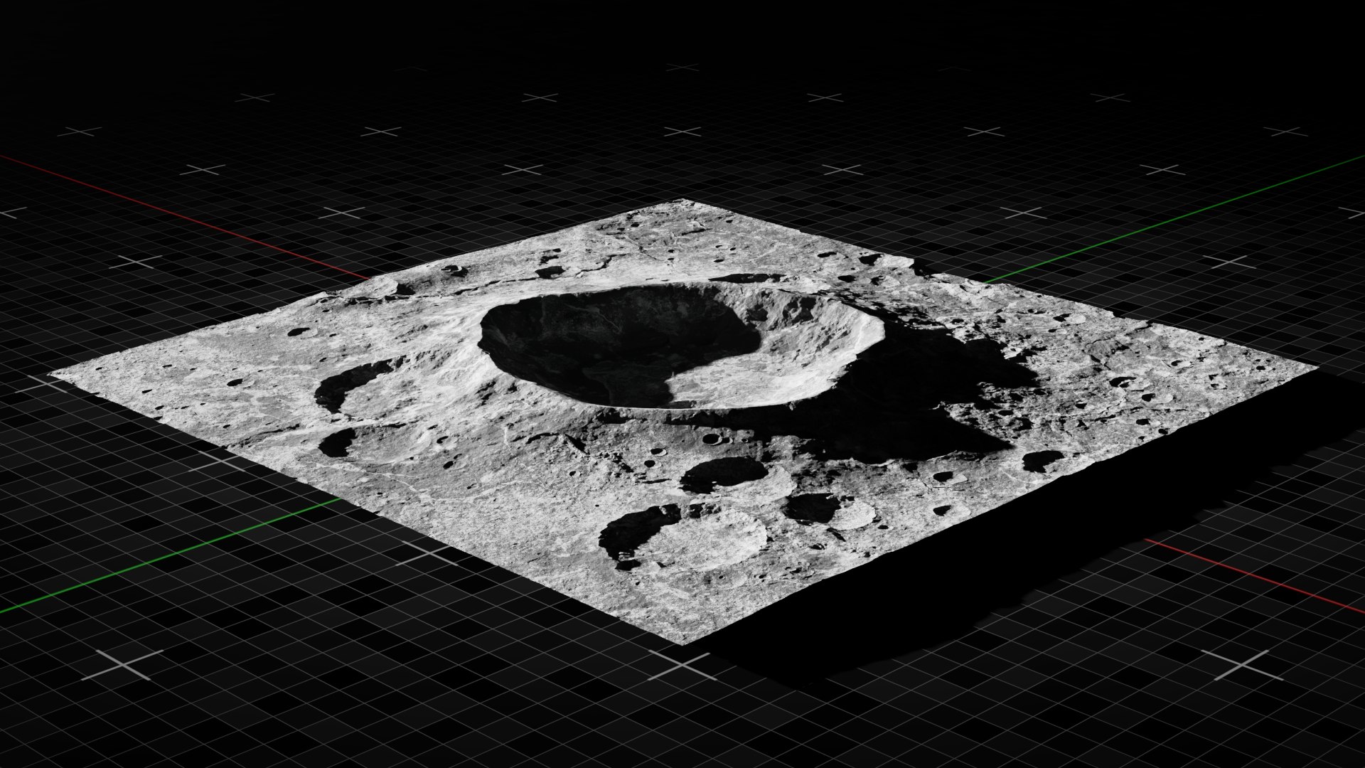 Moon Terrain Pack 3D Model - TurboSquid 2385018