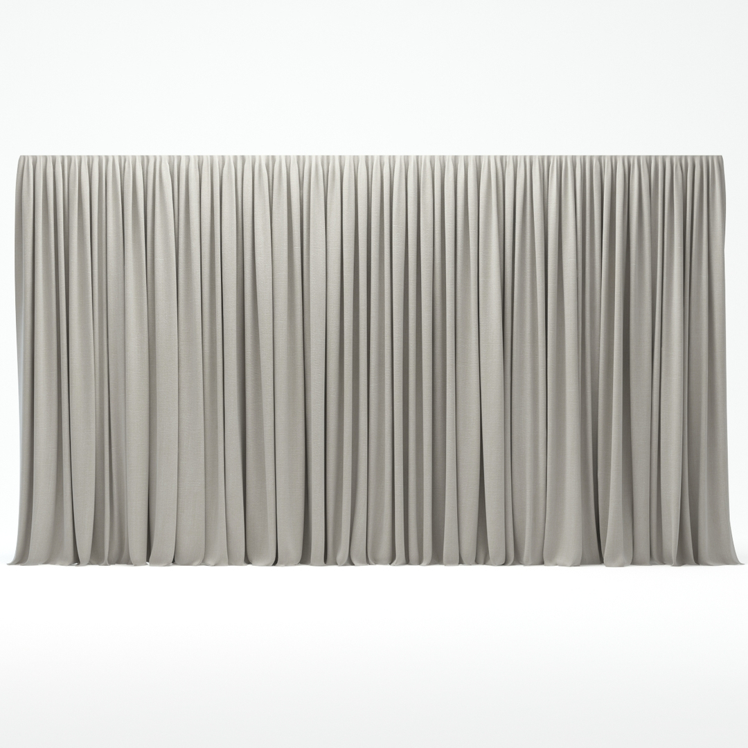 3d max curtains