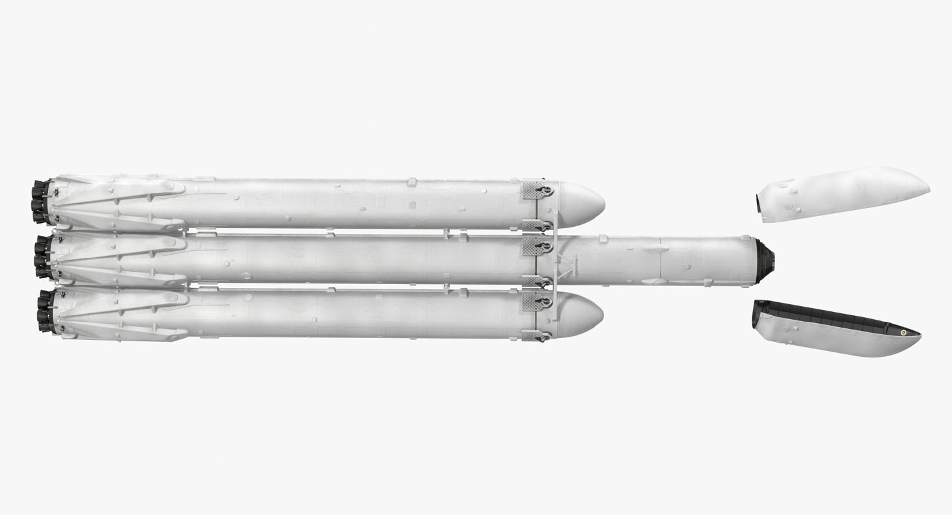 Space Heavy Rocket Rigged Model - TurboSquid 1332829