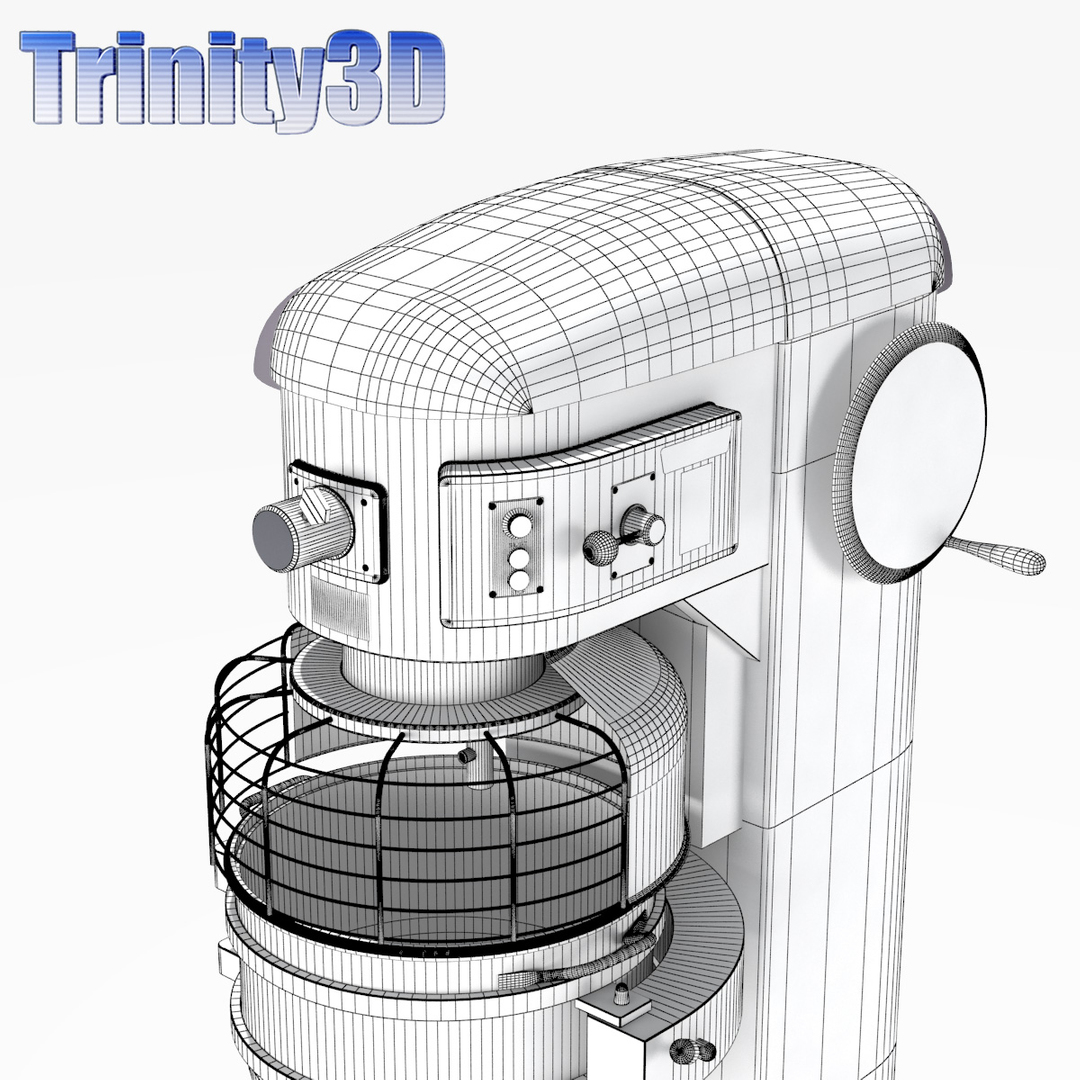 hobart industrial mixer 3d model
