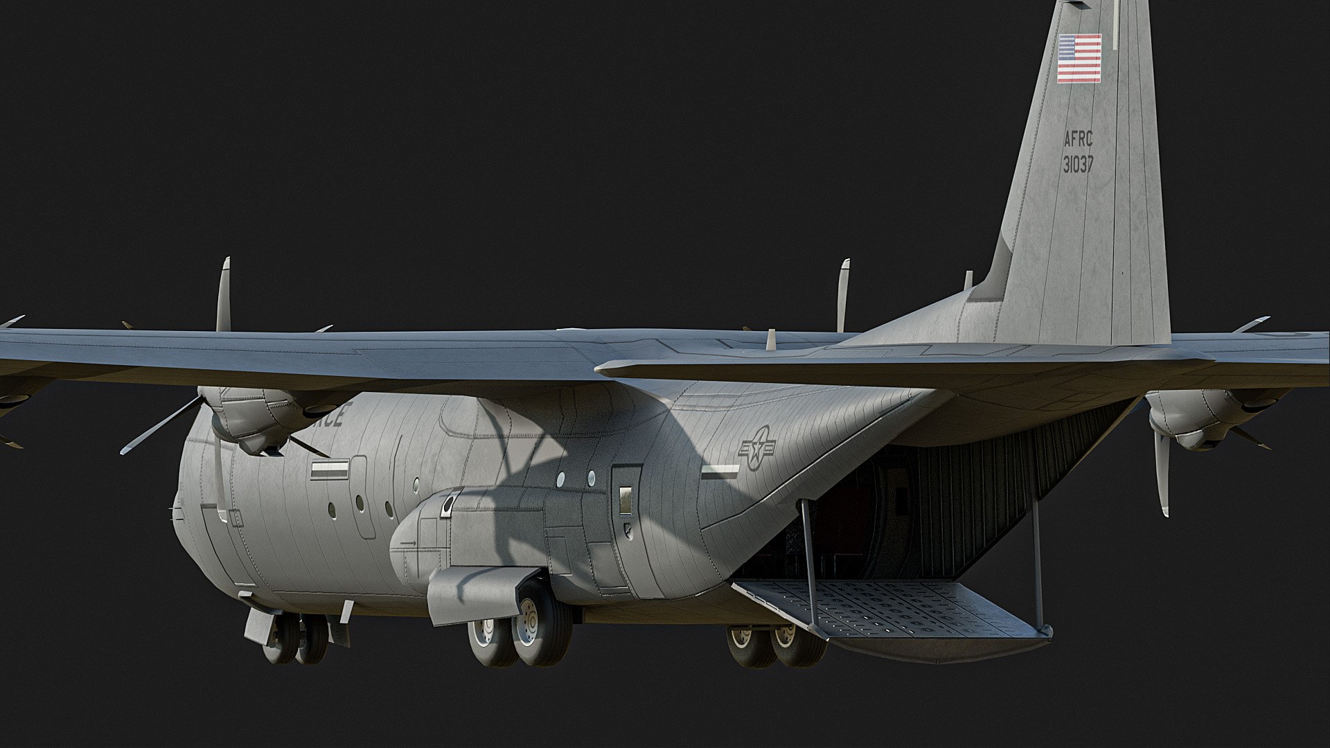 3D Model C130j Super Hercules - TurboSquid 1711738