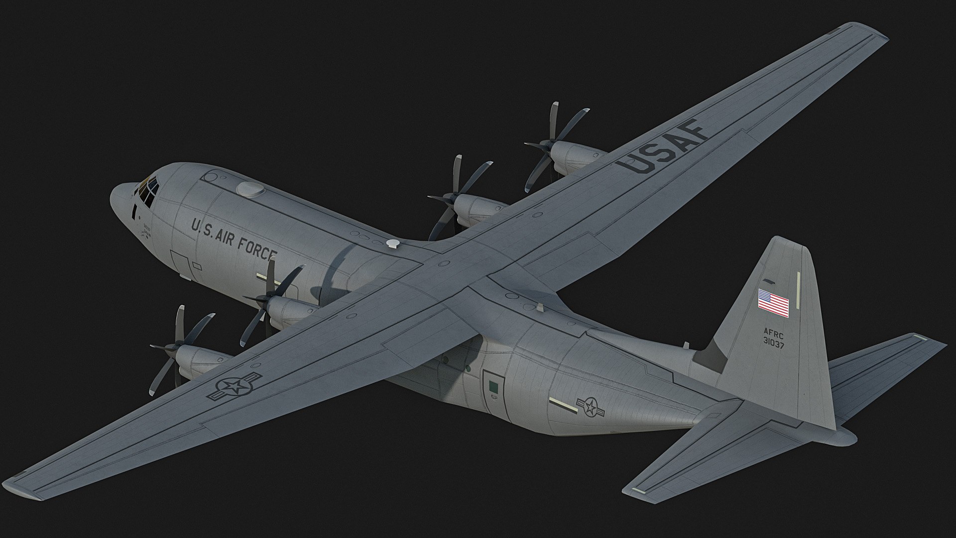 3D Model C130j Super Hercules - TurboSquid 1711738