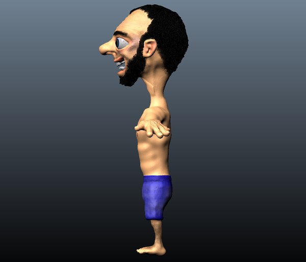 man body 3d max