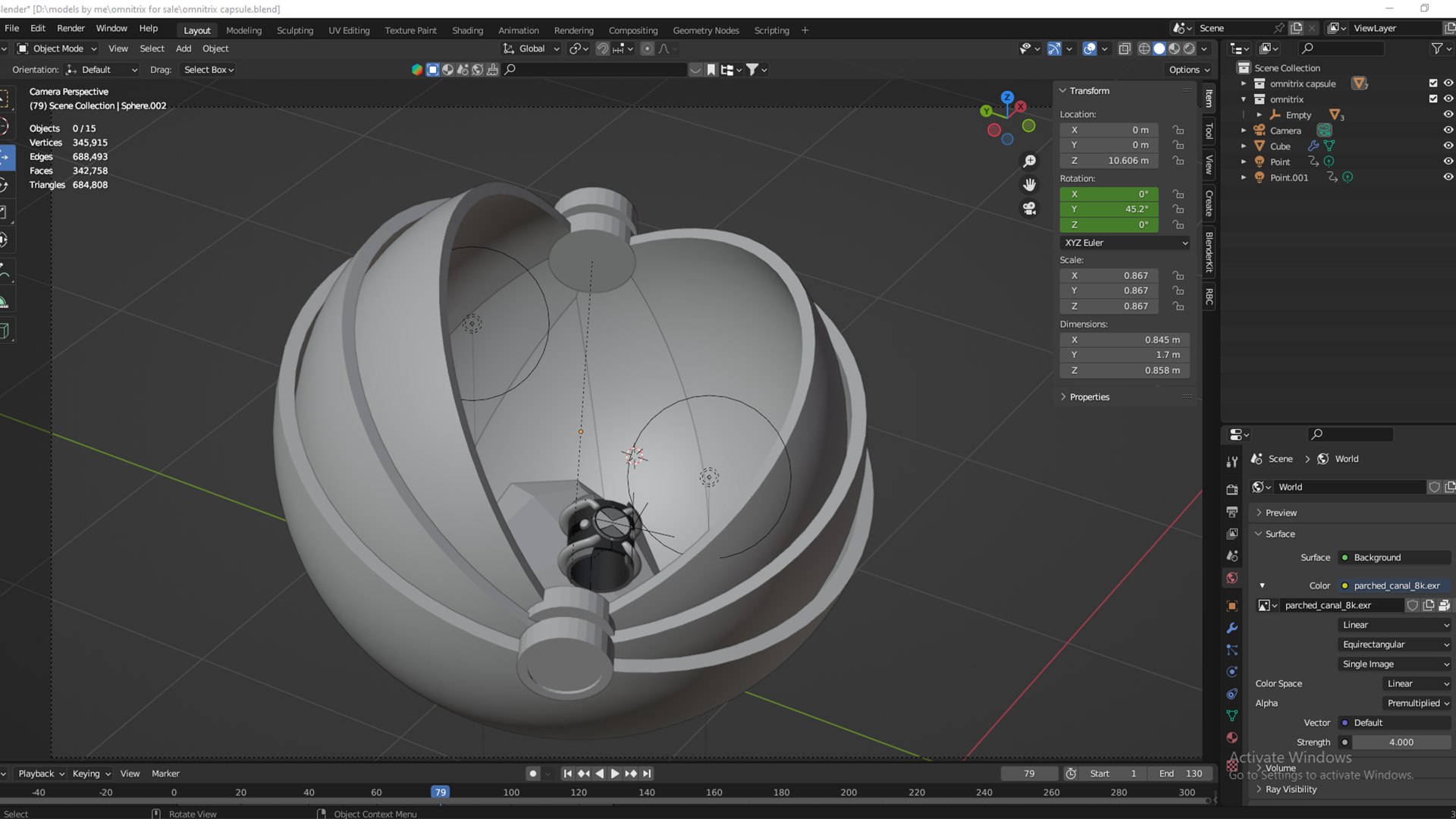 Ben 10 Omnitrix Capsule 3D - TurboSquid 2167756