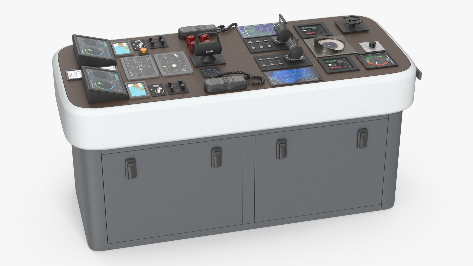 Ship Control Station 3D - TurboSquid 2229940