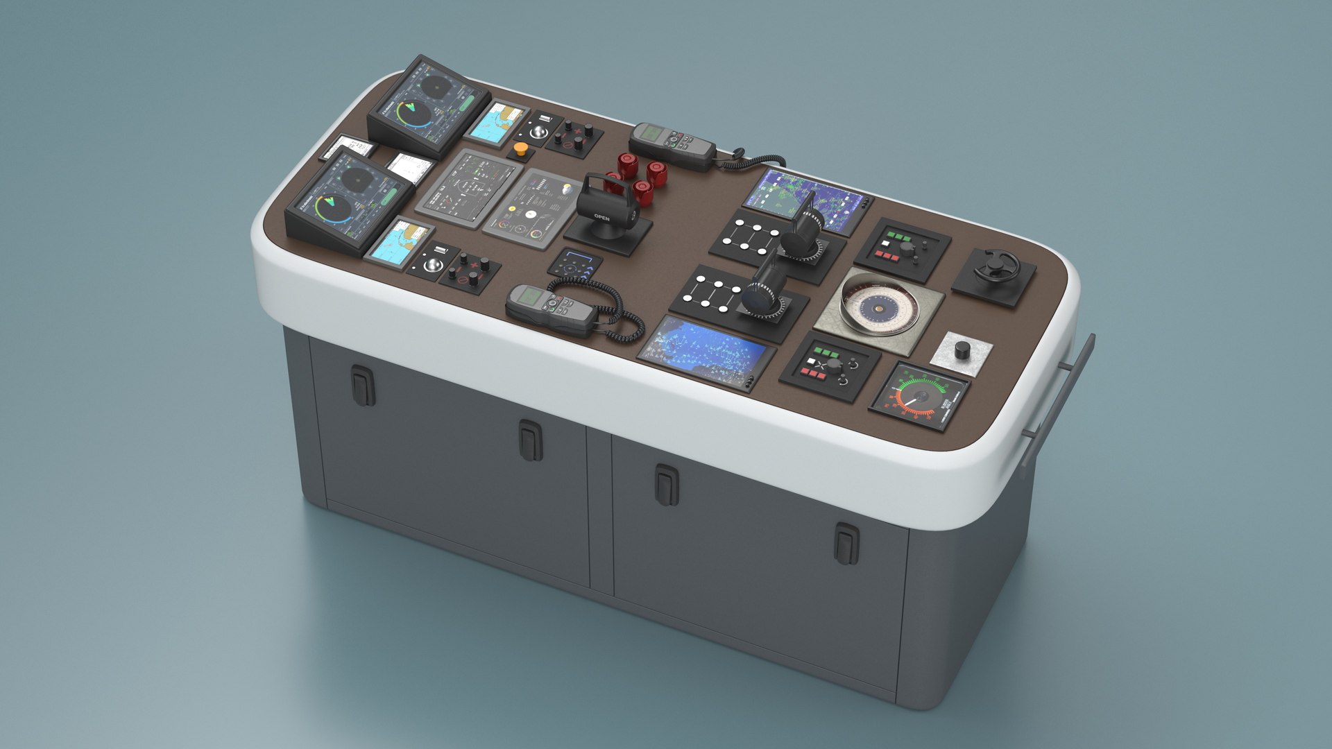 Ship Control Station 3D - TurboSquid 2229940