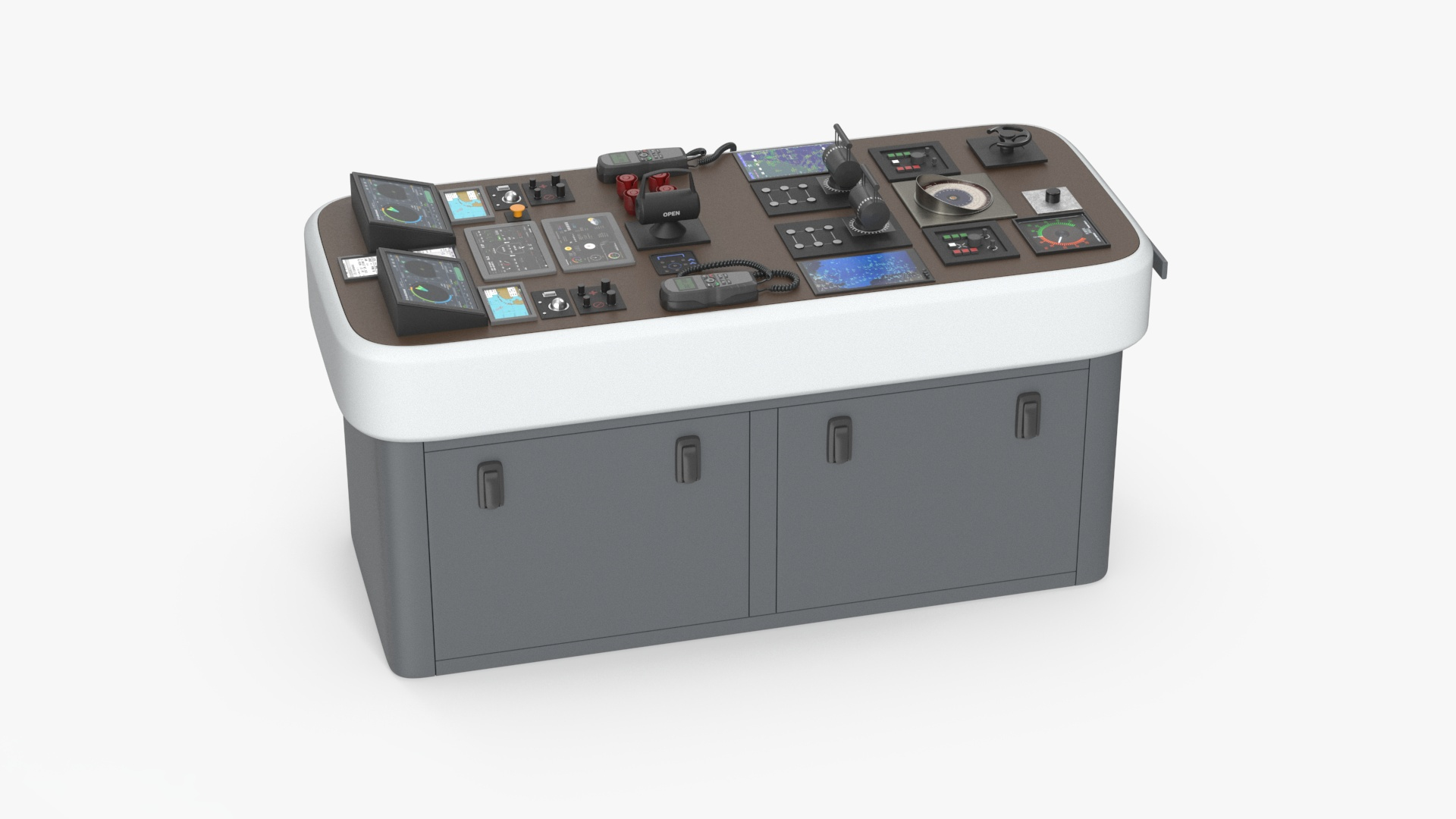 Ship Control Station 3D - TurboSquid 2229940