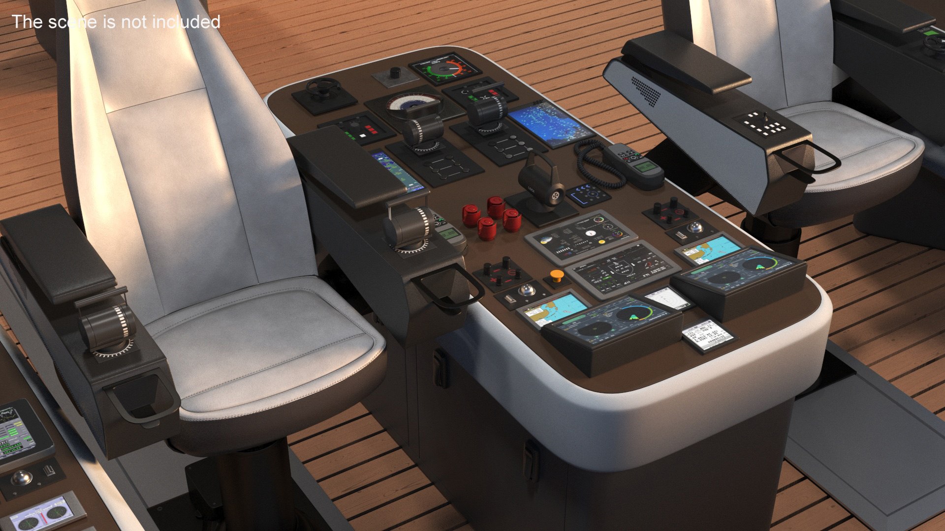 Ship Control Station 3D - TurboSquid 2229940