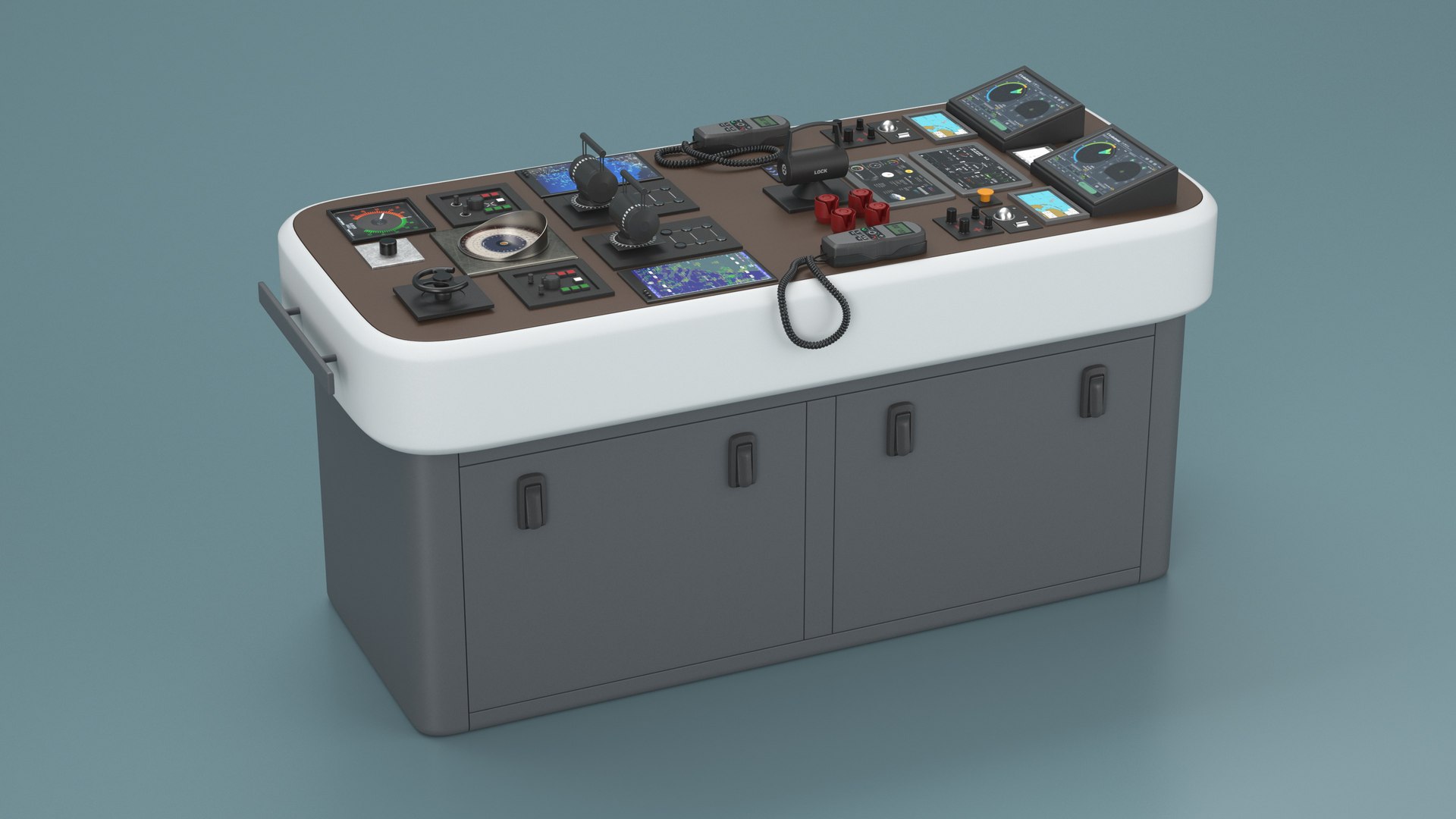 Ship Control Station 3D - TurboSquid 2229940