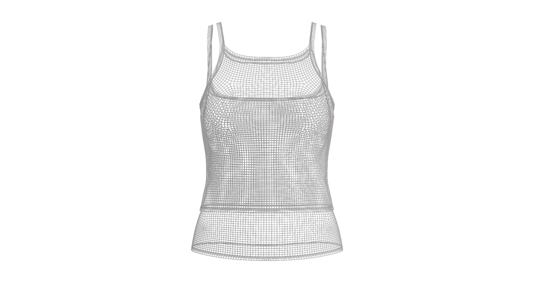 3D Double Layer Tank Top Model - TurboSquid 2339742