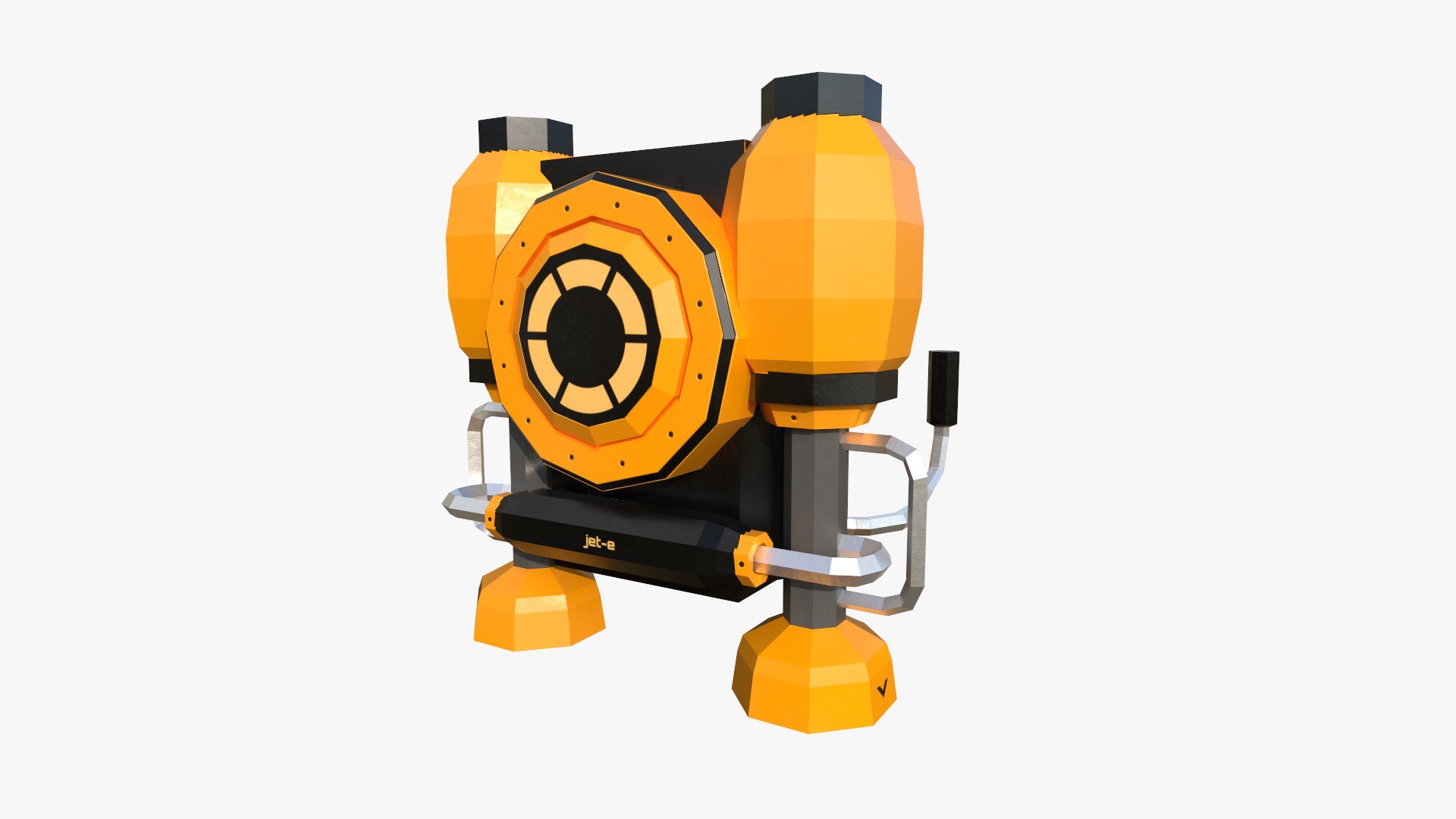 Jetpack Low Poly E01-科幻角色设计3D模型 - TurboSquid 2255383