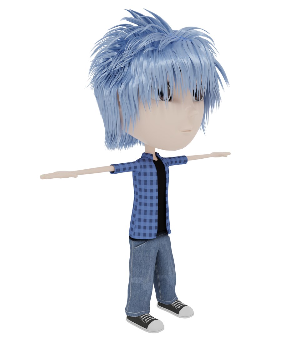 Cartoon Boy Rig 3D - TurboSquid 1523264