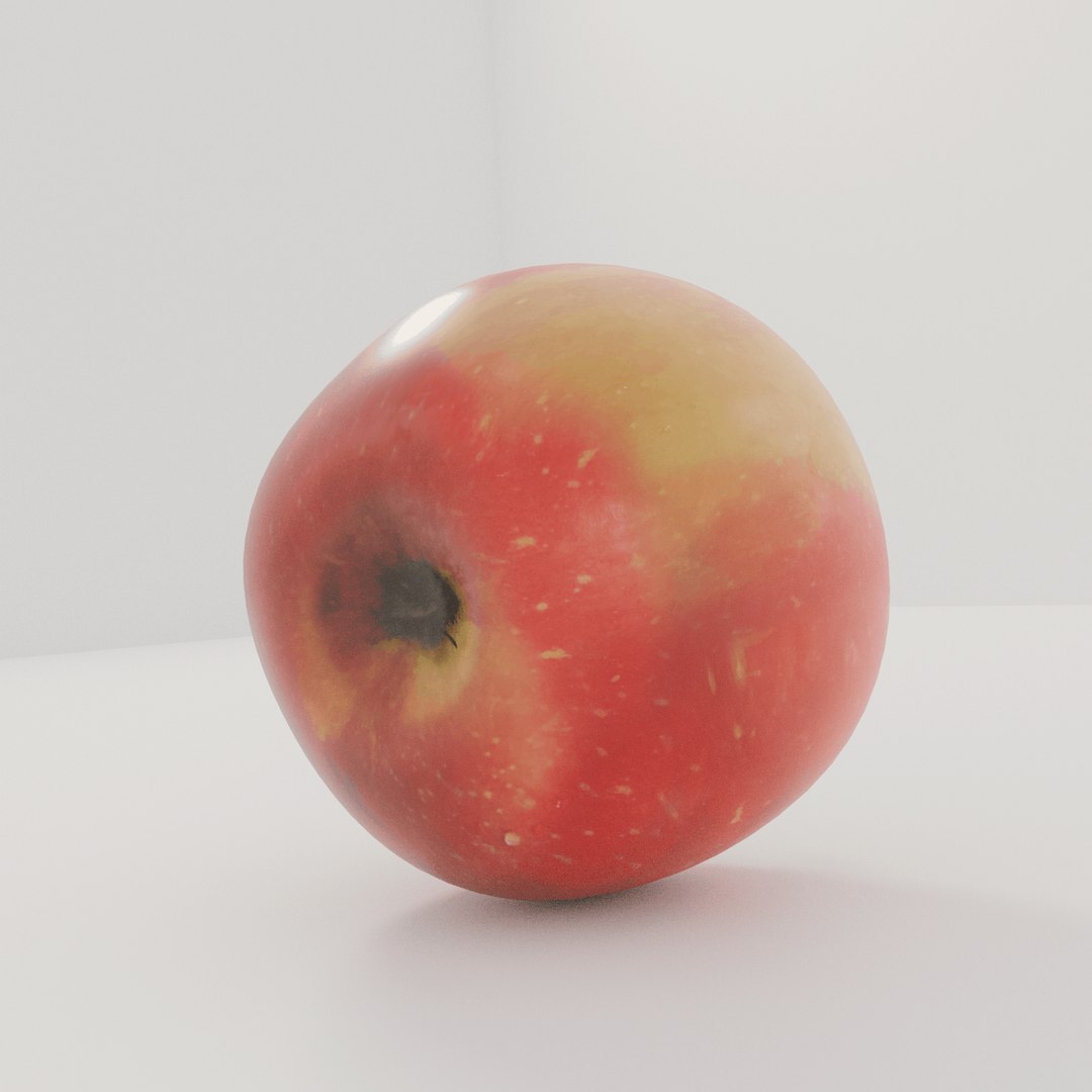 Photorealistic Apple 3D Model - TurboSquid 1696227