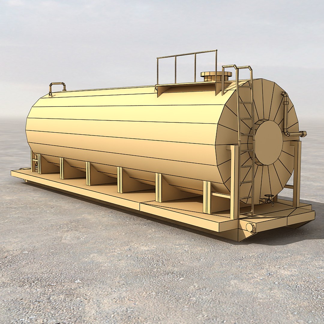 3dsmax Land Fuel Tanks