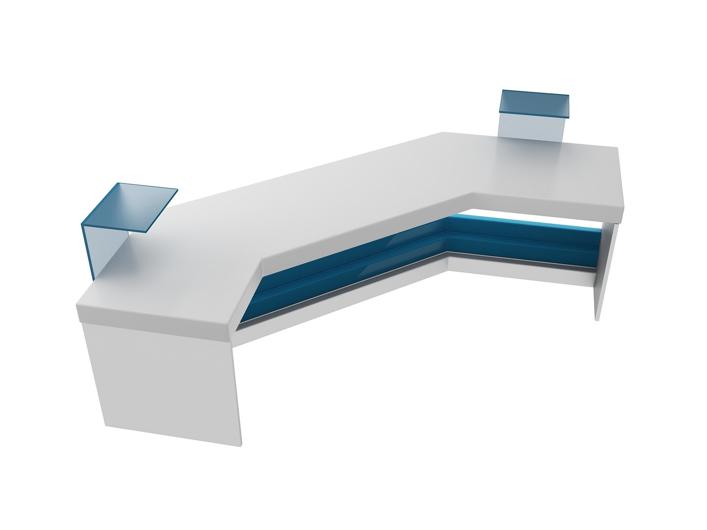 Reception Desk 3D Model - TurboSquid 1316699