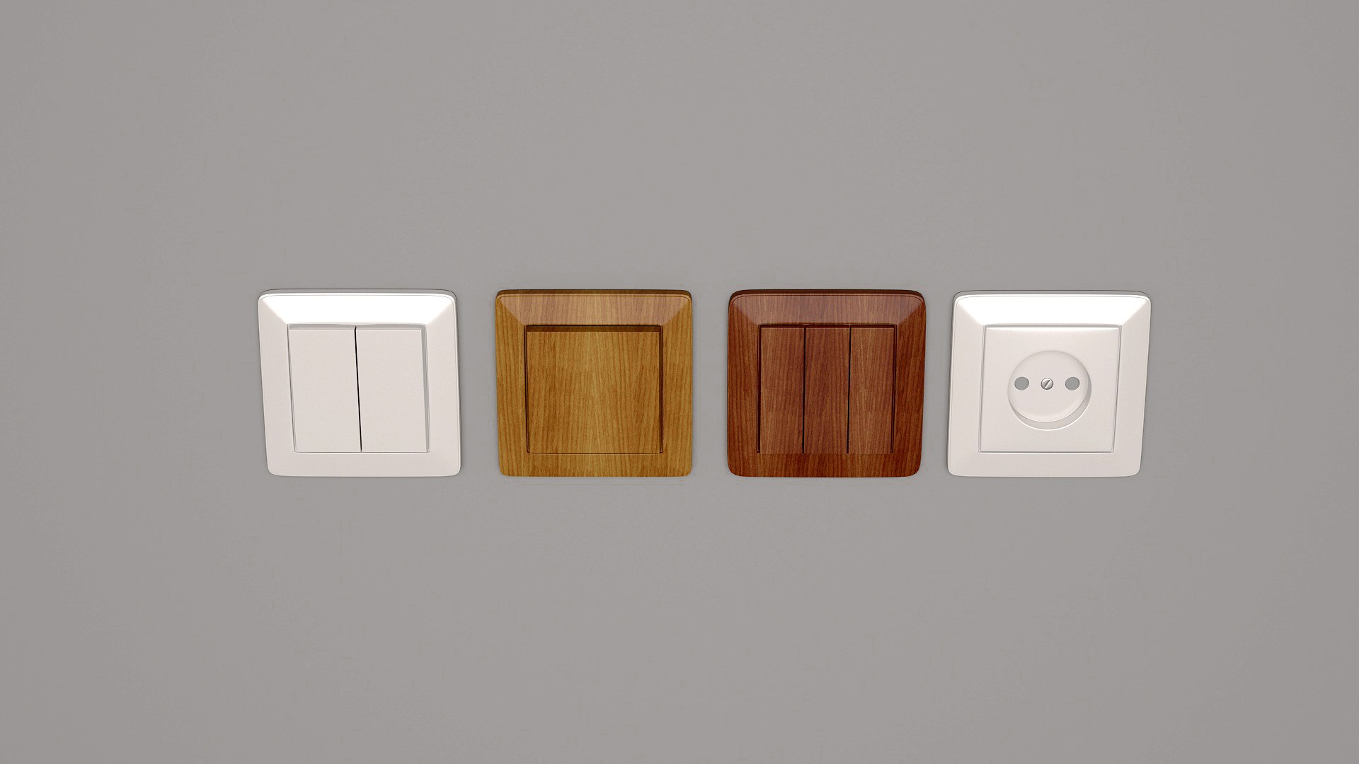 Socket Switch 3d Model