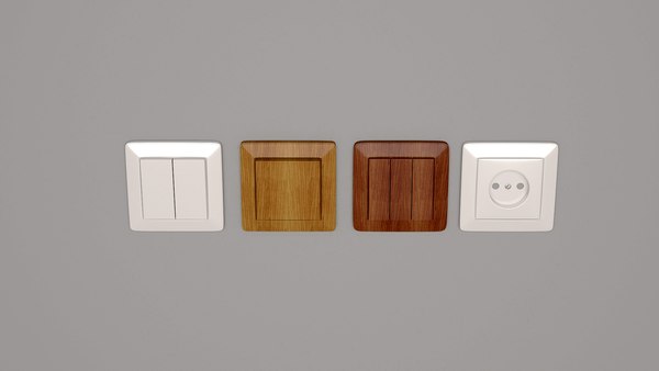 socket switch 3d model
