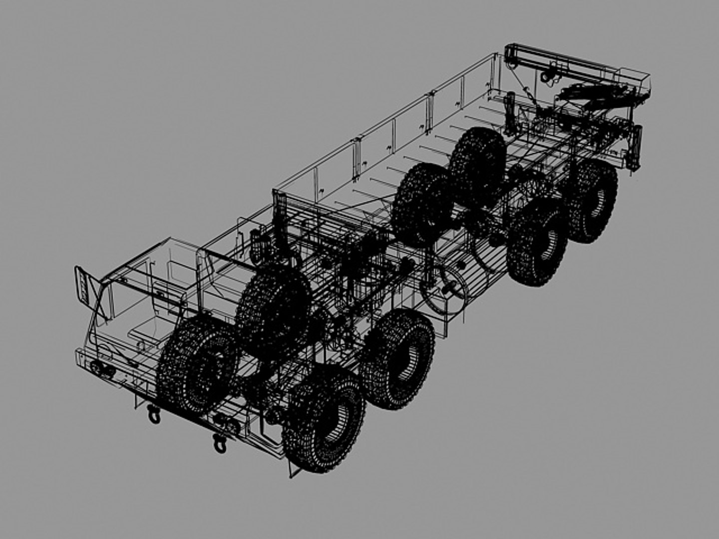 Heavy Truck 3d Model