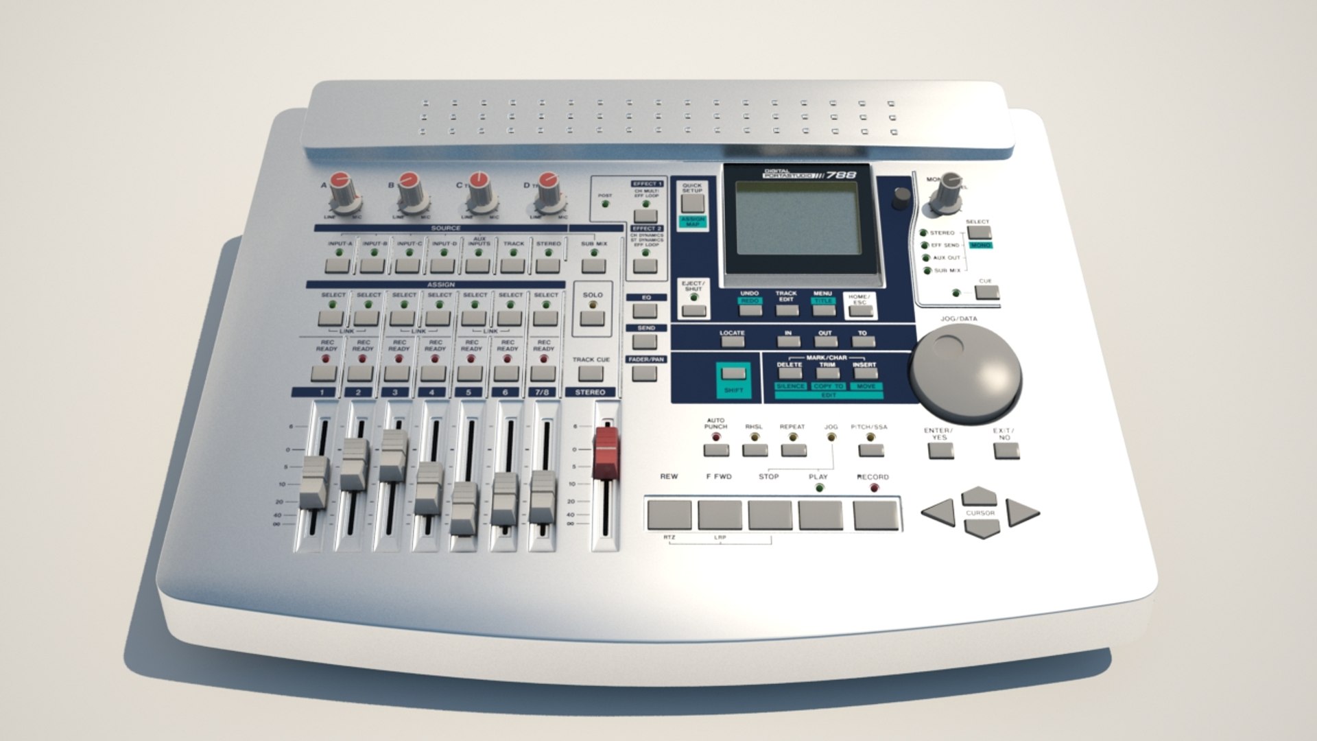 Tascam 788 3d Model