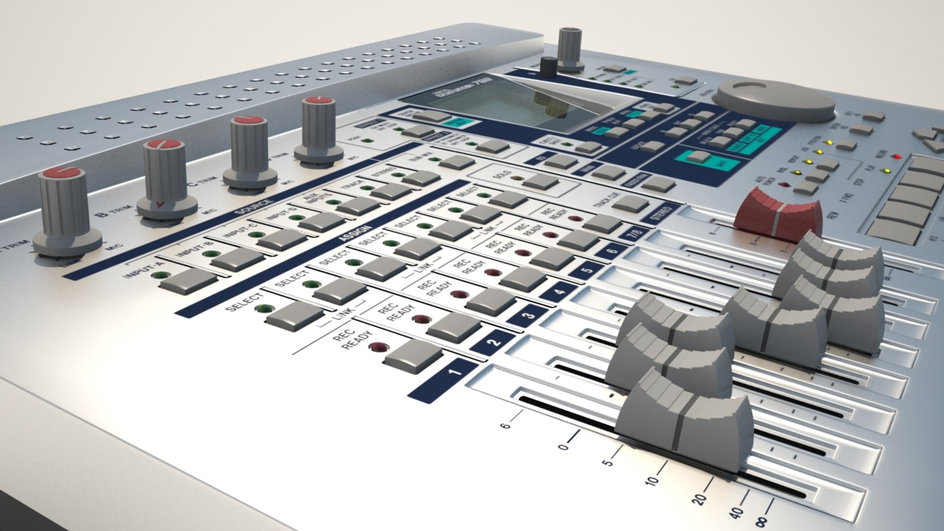 Tascam 788 3d Model