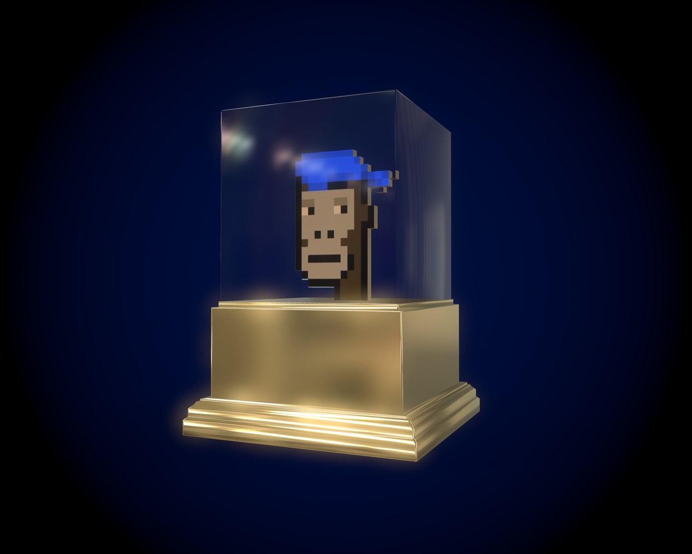 Gold Punk Low-poly 3D - TurboSquid 1828715