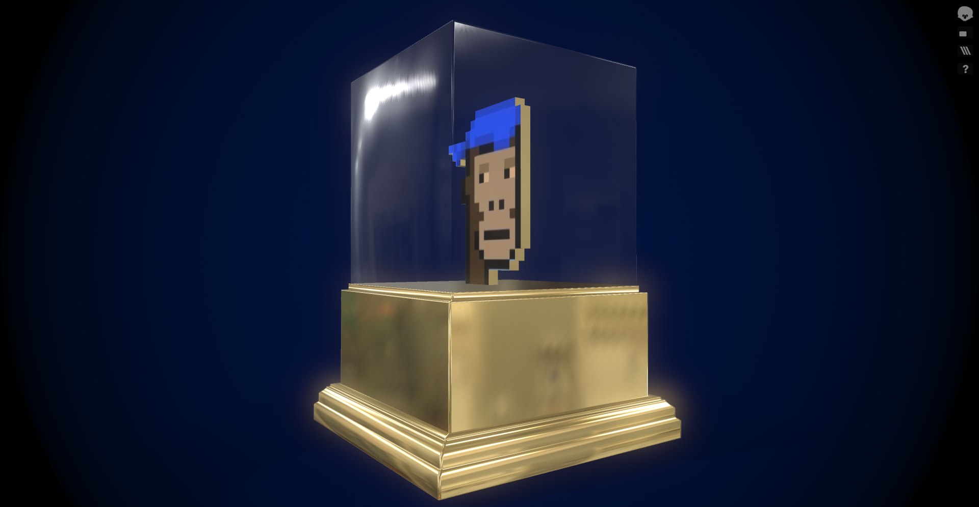 Gold Punk Low-poly 3D - TurboSquid 1828715