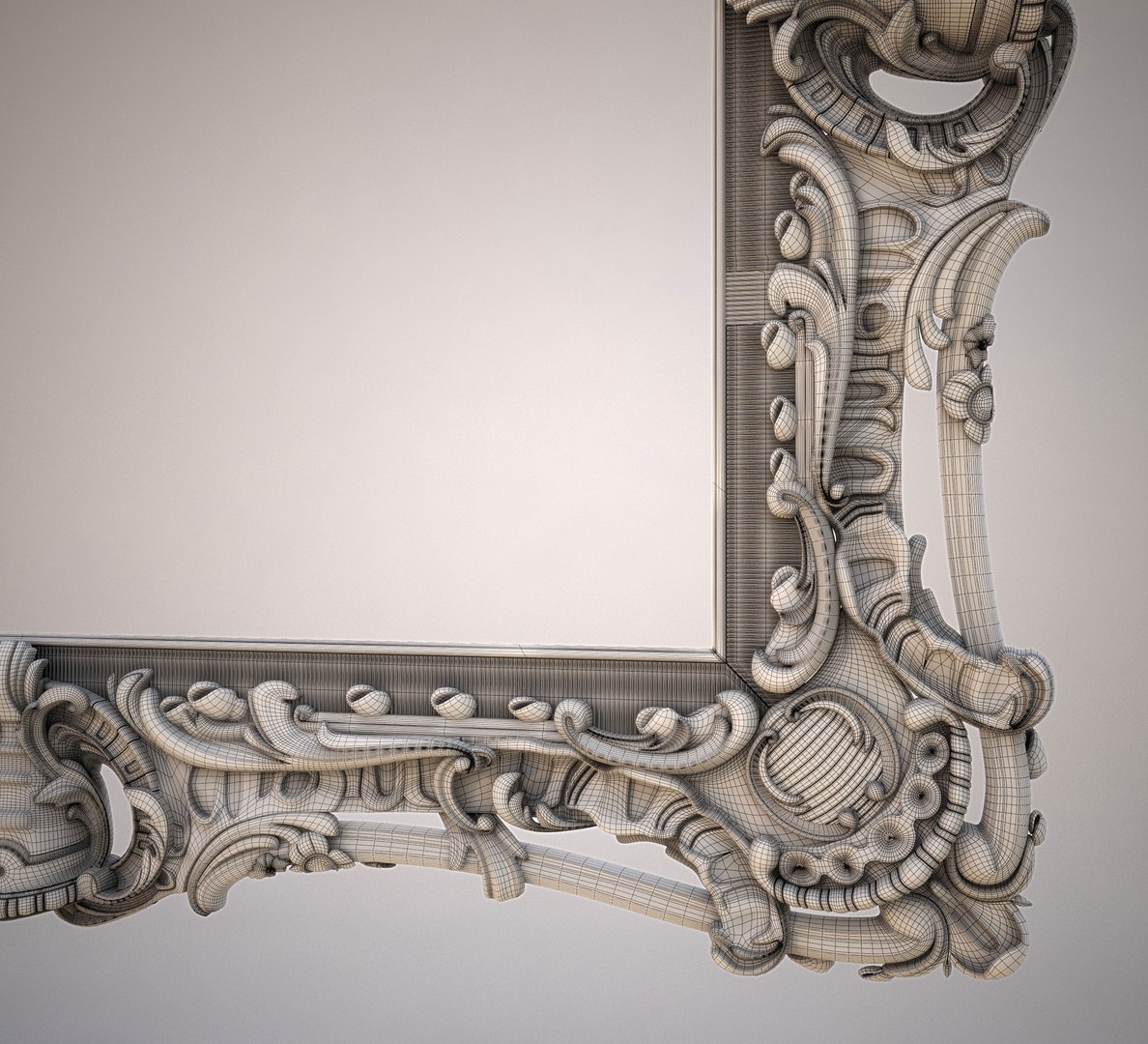 maya mirror frame