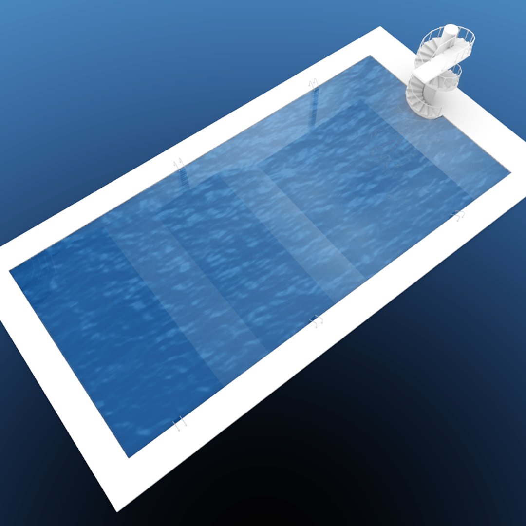 3d Swimming Pool Diving Platform