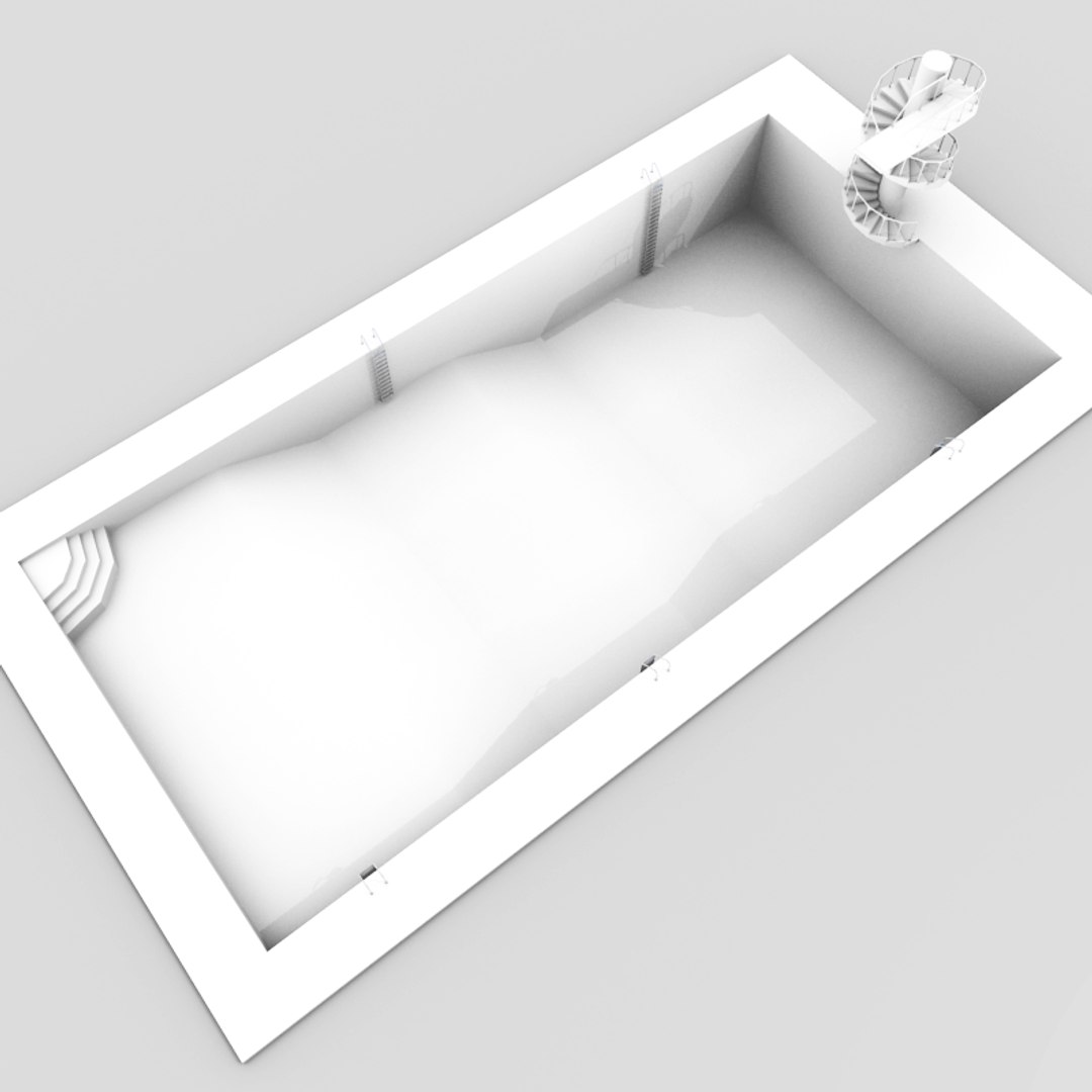 3d Swimming Pool Diving Platform