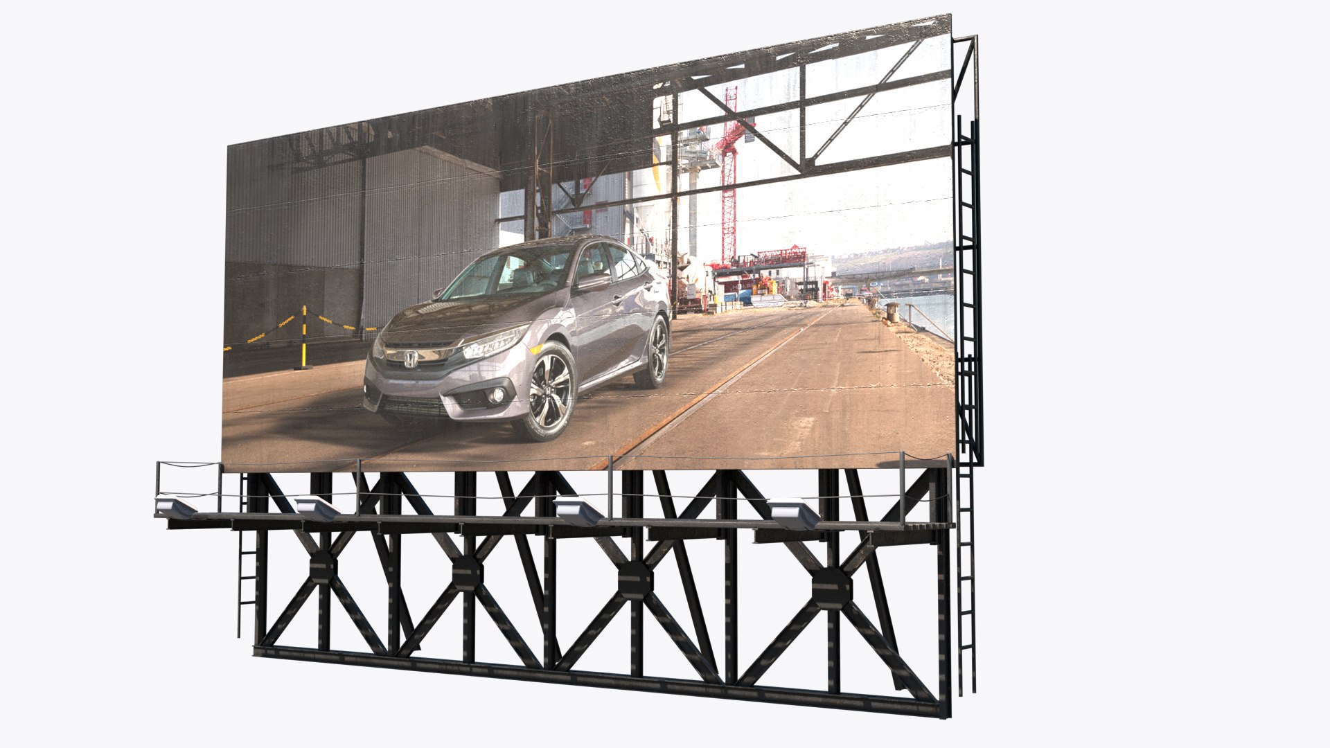 3D Billboard Sign - TurboSquid 2052503