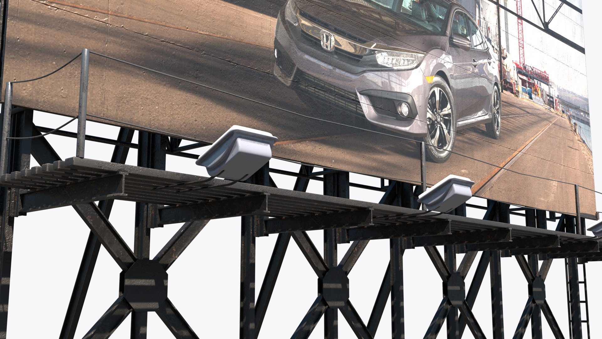 3D Billboard Sign - TurboSquid 2052503