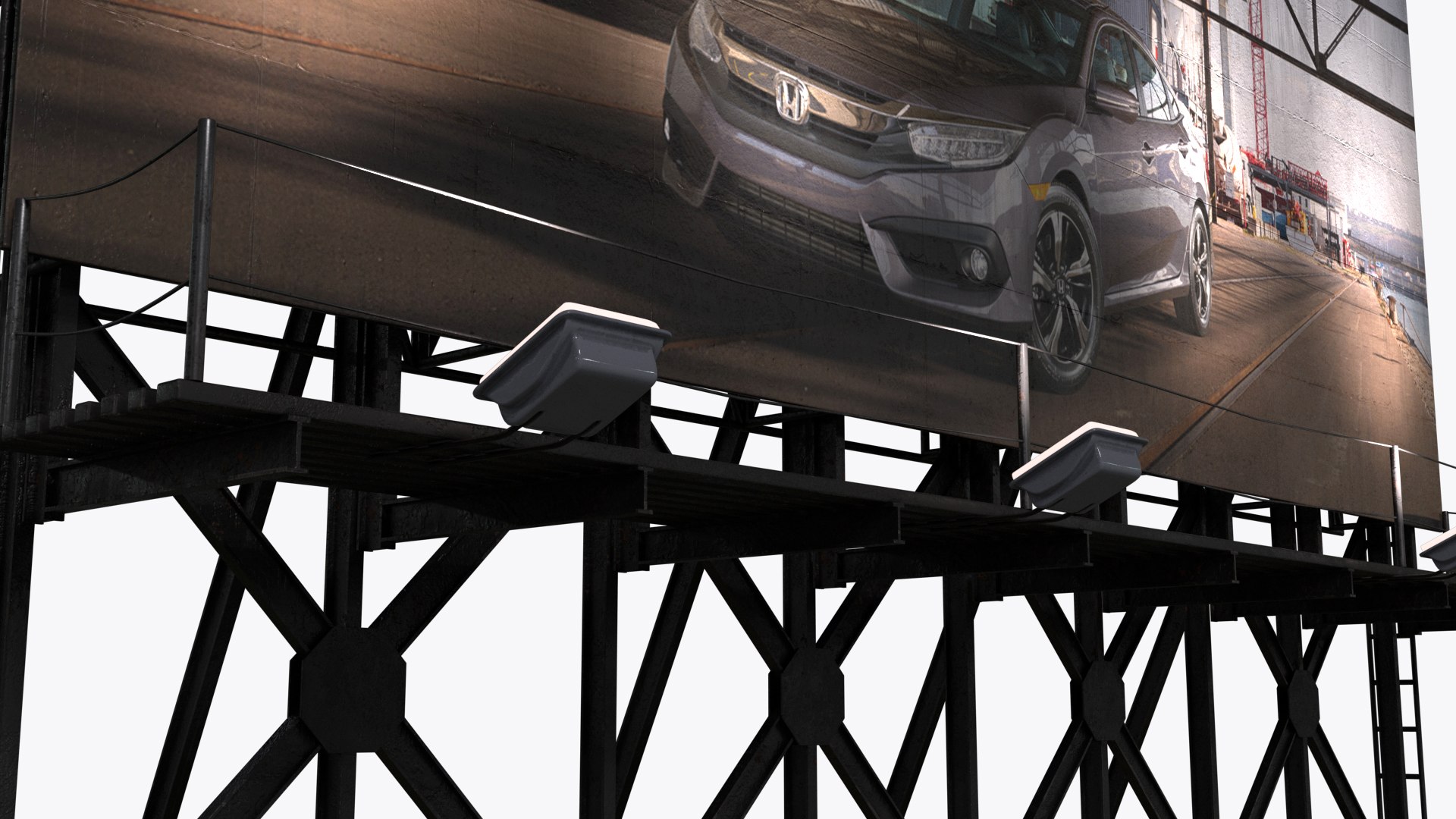 3D Billboard Sign - TurboSquid 2052503